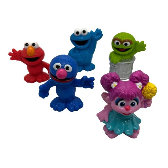 Fisher-Price | Toys | Sesame Street Set Of 5 Figures Elmo Abby Oscar ...